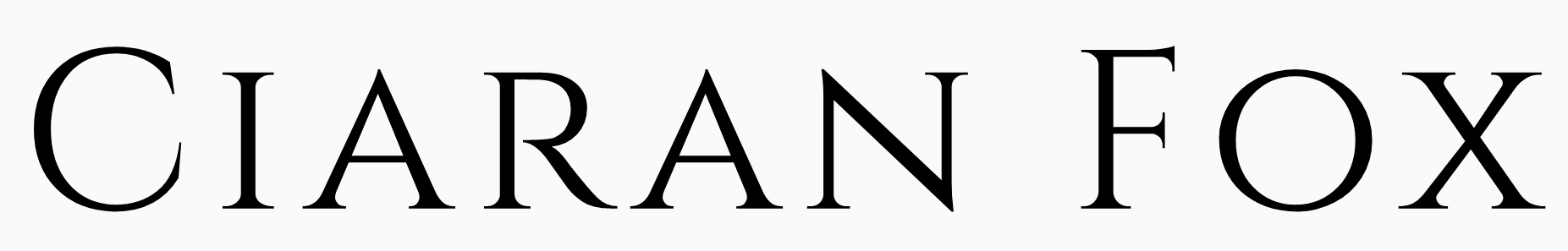 Ciaran Fox – Poet & author